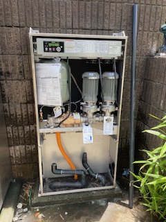 【大変！大変！警報音で近所迷惑】テラル増圧ポンプ故障・交換作業(MC5S-3232-1.1D)|東京都台東区/ ポンプ交換, 施工事例